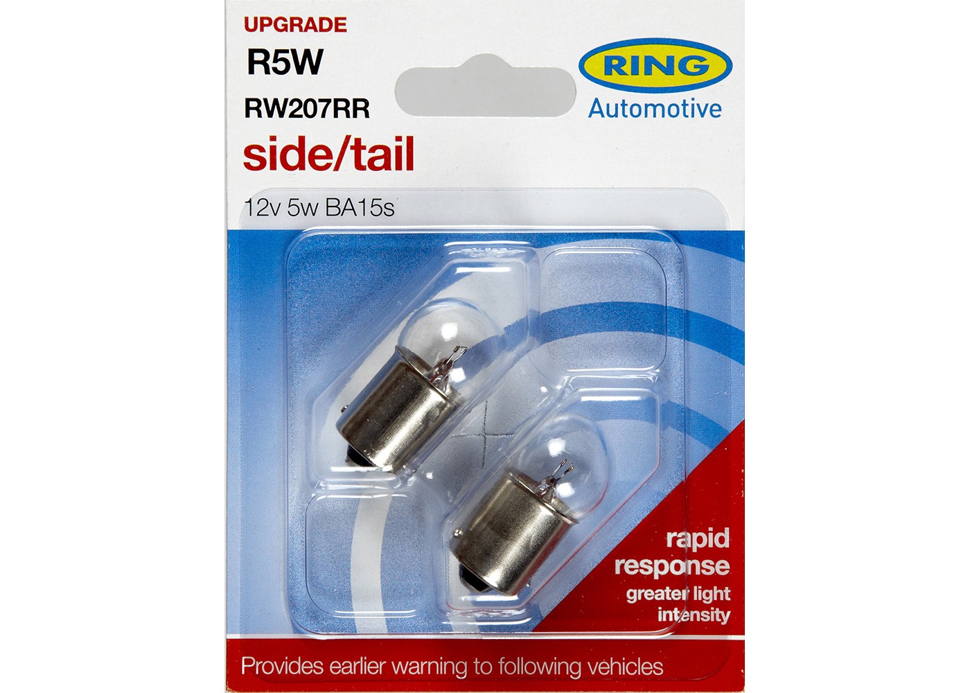 R5W Rapid Response Side and Tail Bulb | RW207RR | Ring
